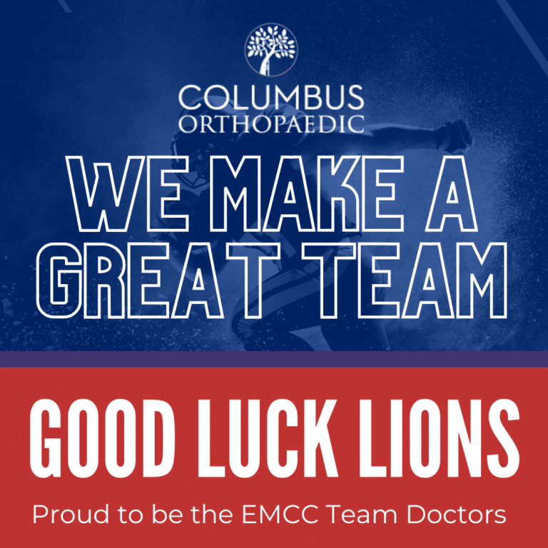 EMCC Team Doctors - Good Luck Lions! - Columbus Ortho