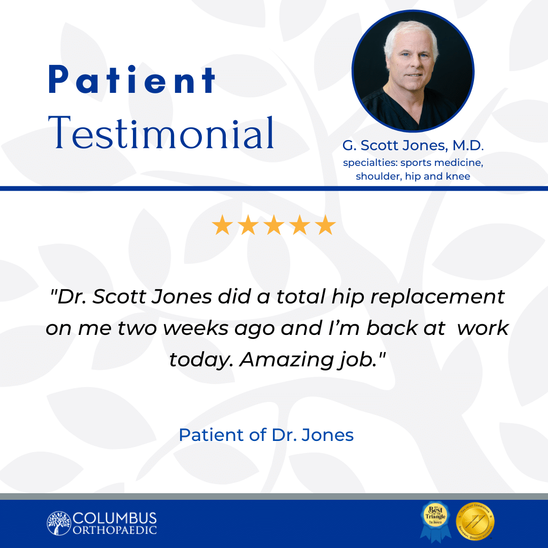 Patient Testimonial - Sarah Tingle, FNP-C - Columbus Ortho