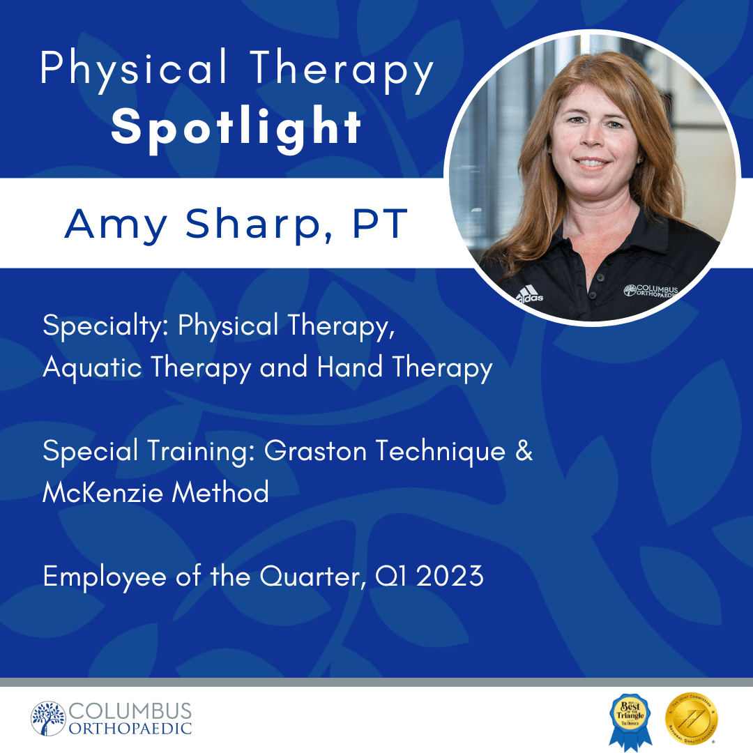 Team Spotlight - Amy Sharp, PT - Columbus Ortho